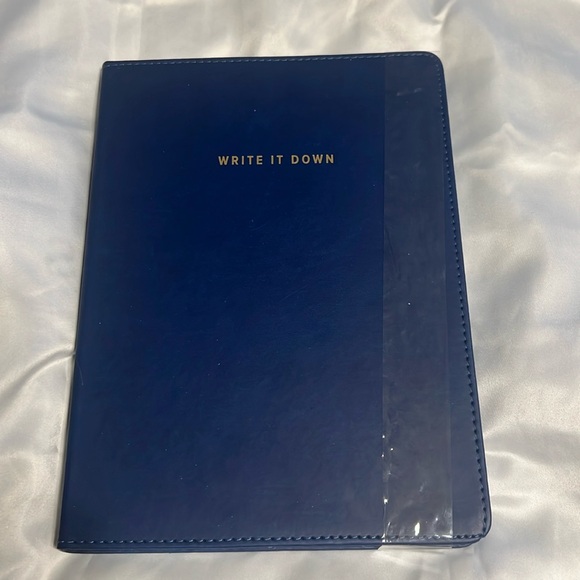 c.r. gibson | Office | Cr Gibson Large Navy Blue Leather Journal ...